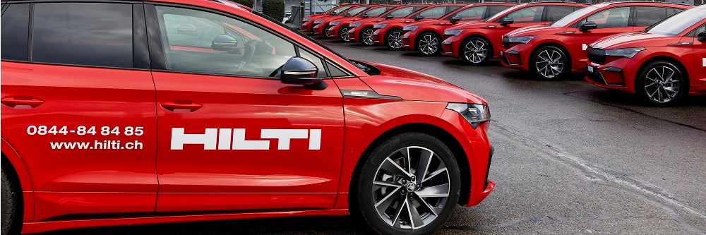 Hilti Schweiz stellt Autoflotte auf Elektro um - Hilti Schweiz
