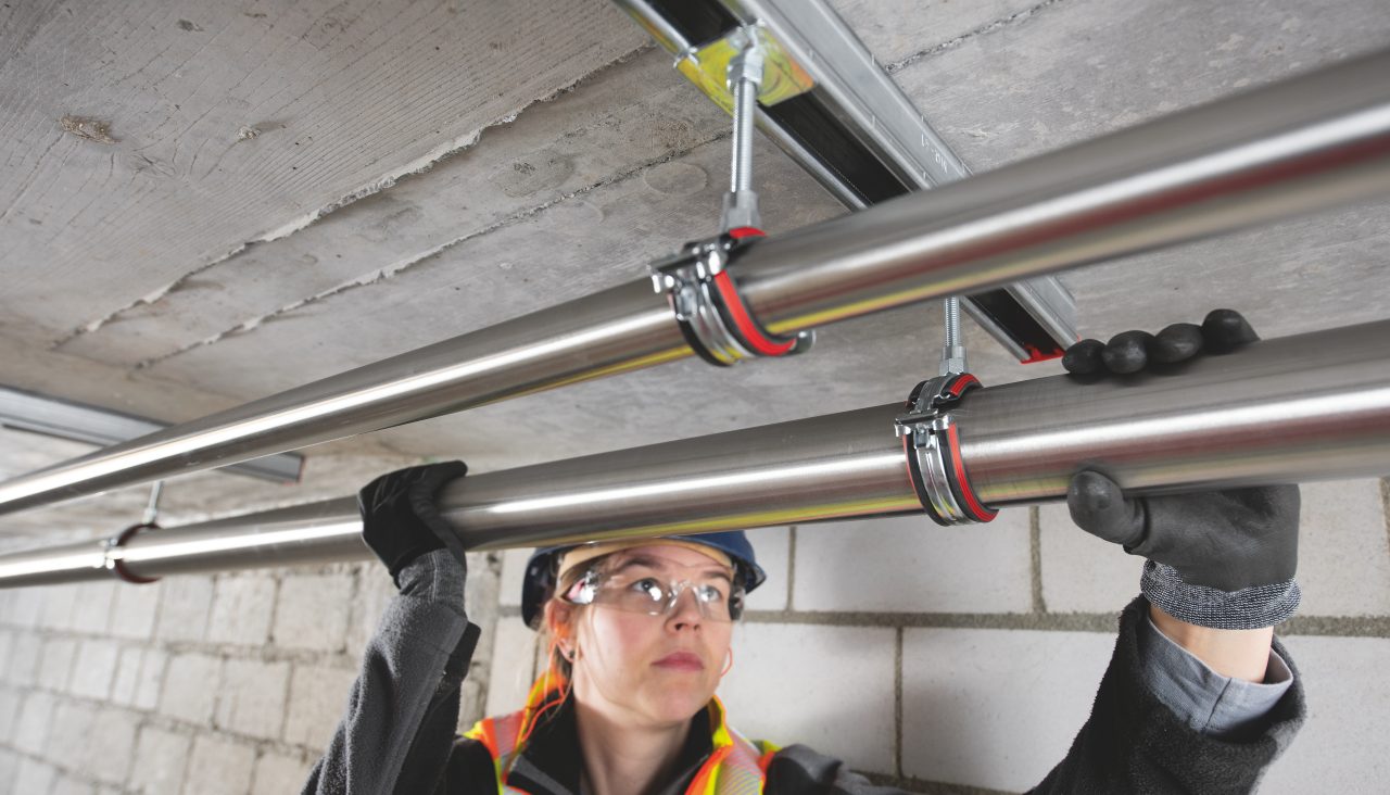 Fixation de tuyaux aux plafonds et aux murs - Hilti Suisse